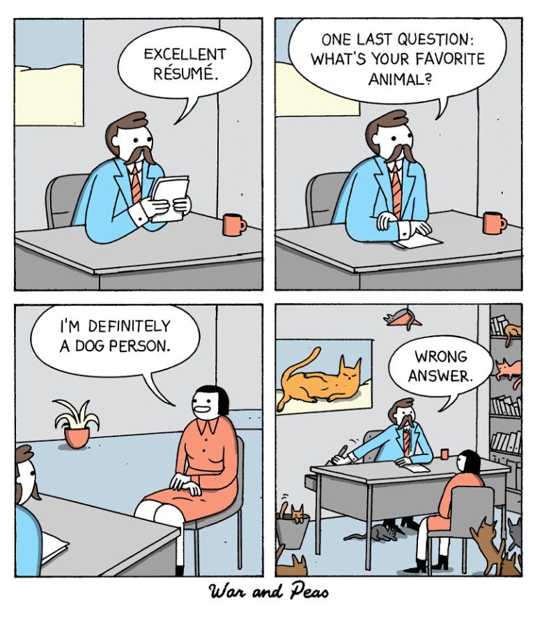 Wrong Answer – War and Peas – Webcomic