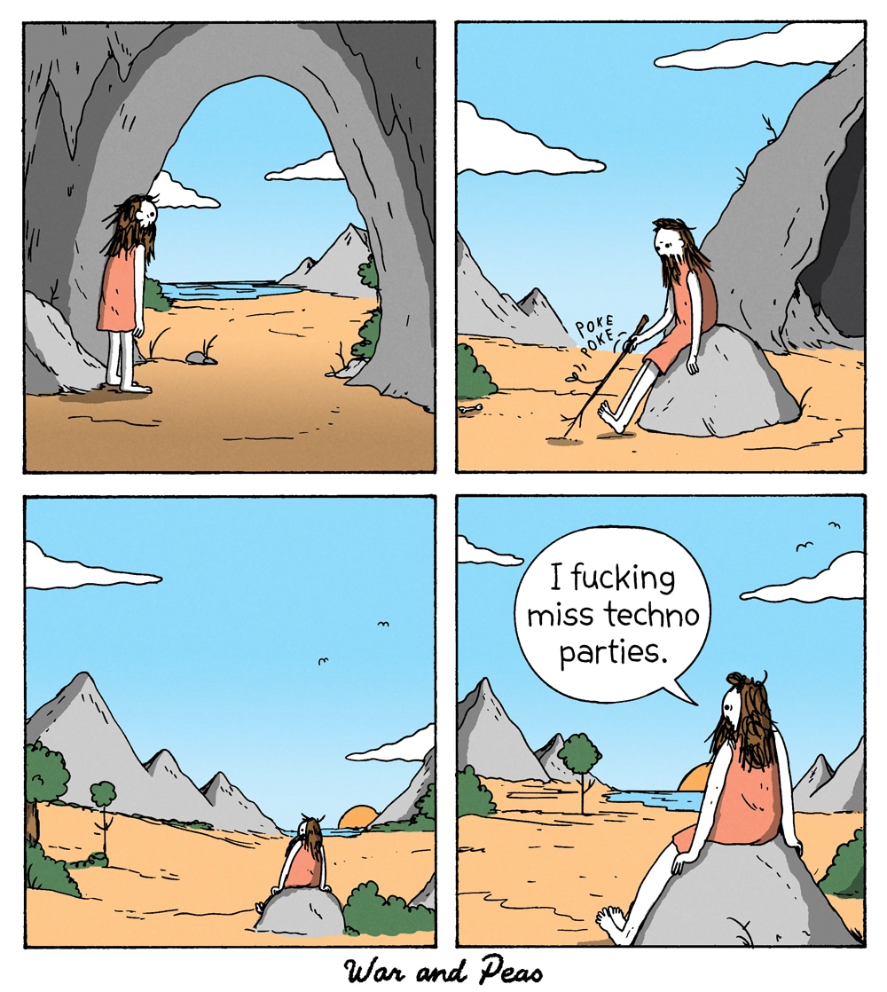 Techno Parties – War and Peas – Webcomic