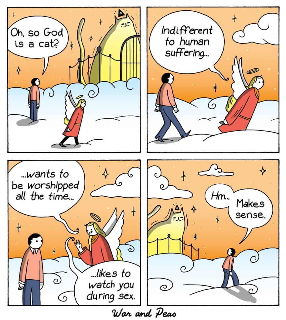 Cat God – War and Peas – Webcomic