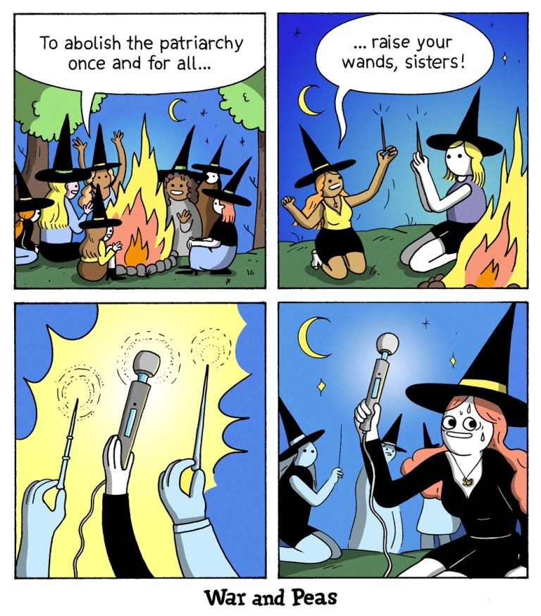 "Magic Wand" Redrawn – War and Peas – Webcomic