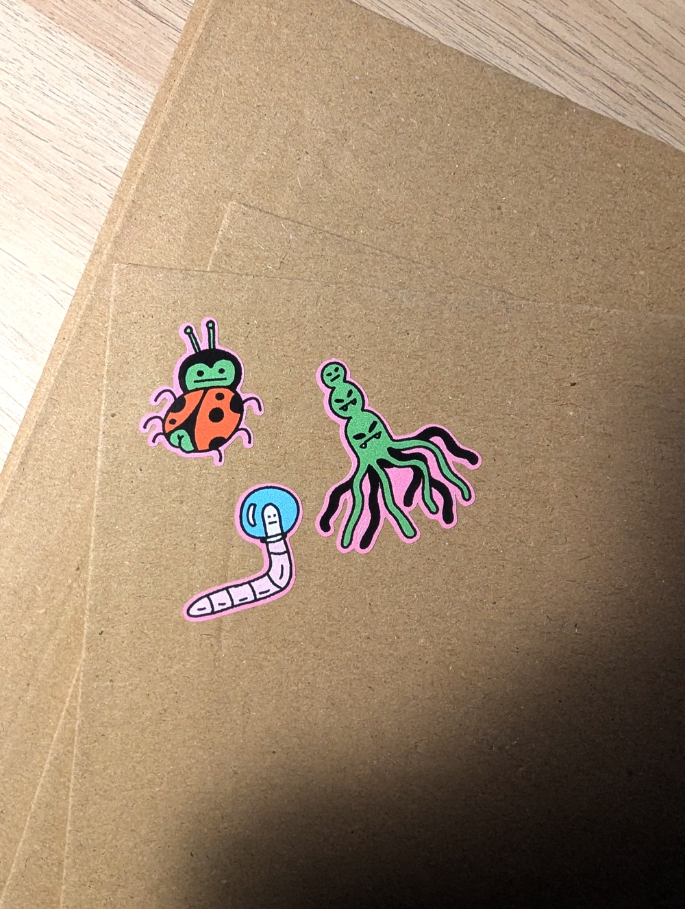 ALIEN STICKER SHEET – For Love Letter Patrons – War and Peas – Webcomic
